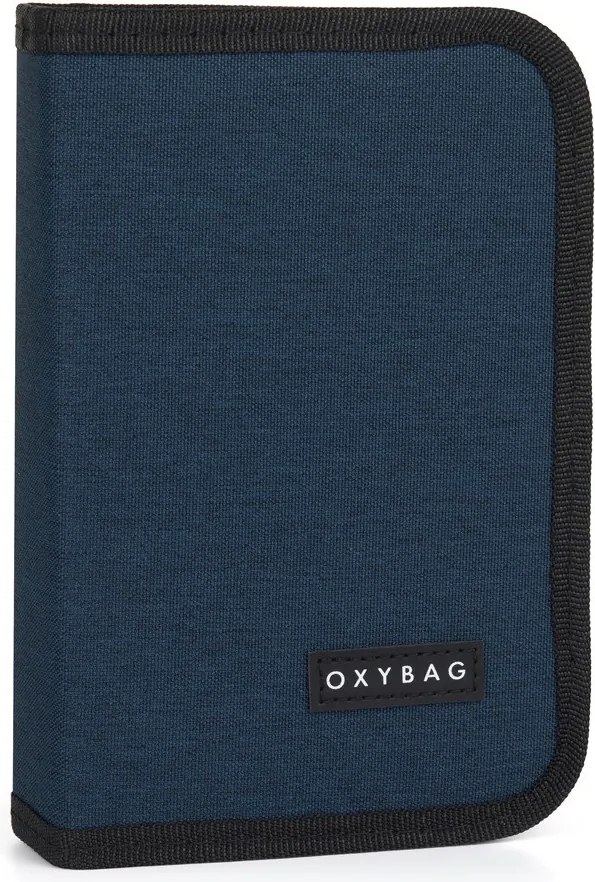 Oxybag UNICOLOR - jednopatrový penál Blue, 2 chlopně