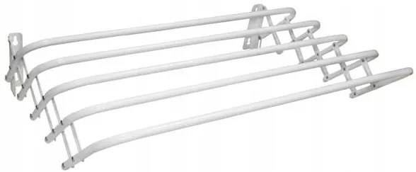 Erga Model 103 super, nástěnný rozkládací sušák prádla 60,5x9x15 cm, bílé, ERG-SEP-10SUSHARSUP60