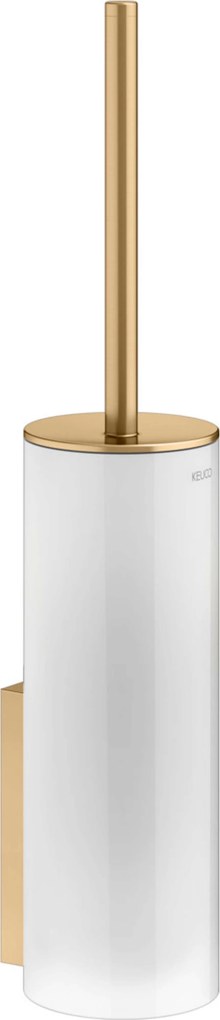 Keuco Edition 400 - WC štětka s držákem, matné sklo/kartáčovaná mosaz 11564259000