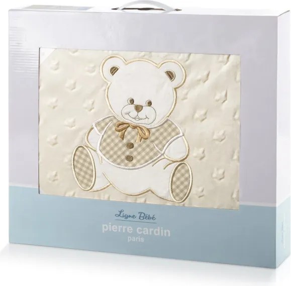 Dětská deka Pierre Cardin BABY 4 béžová / bílá