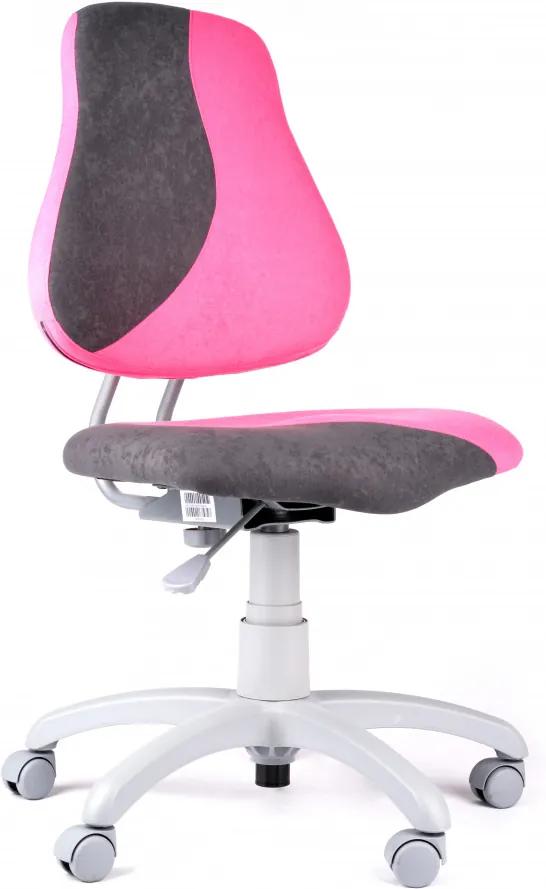 Kik Trade Rostoucí židle Fuxo růžová/šedá
