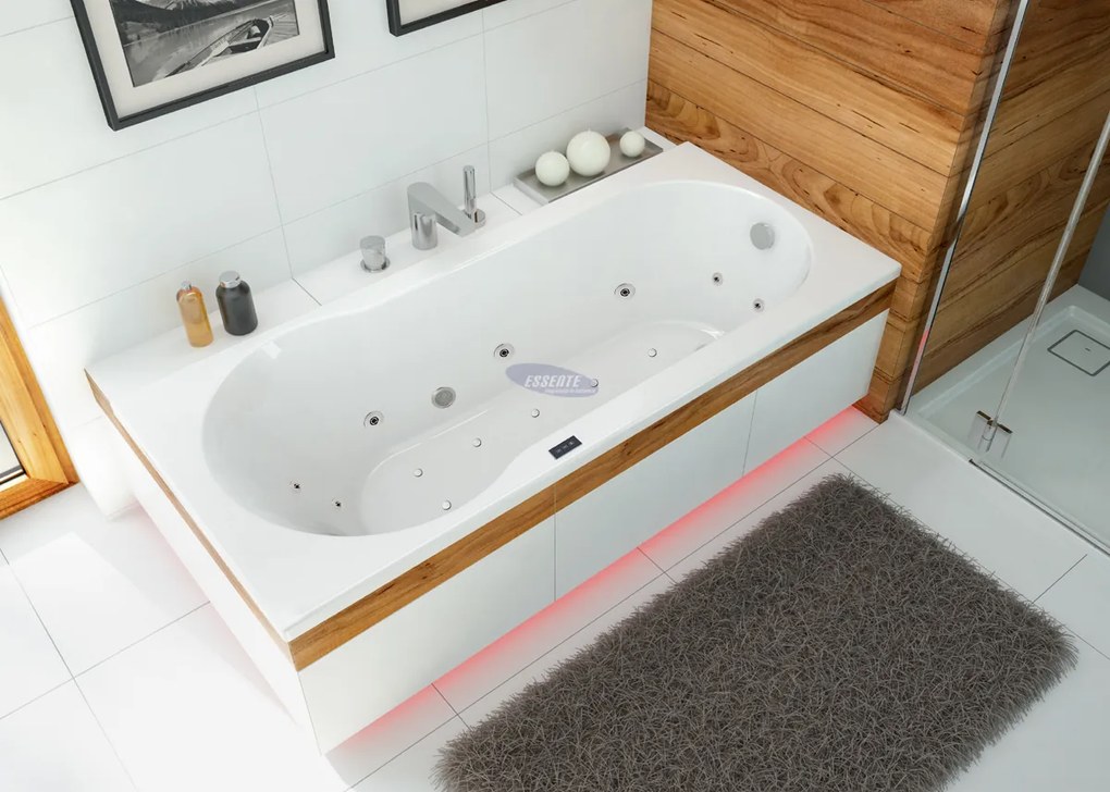 Essente ExclusiveLine ORIA 160x75  obdélníková hydromasážní 160 × 75 cm Hydromasážní systém: ADVANCED