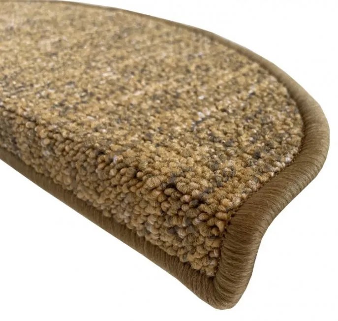 Vopi Nášlapy na schody Alassio zlatohnědé půlkruh, samolepící - 24x65 půlkruh (rozměr včetně ohybu)