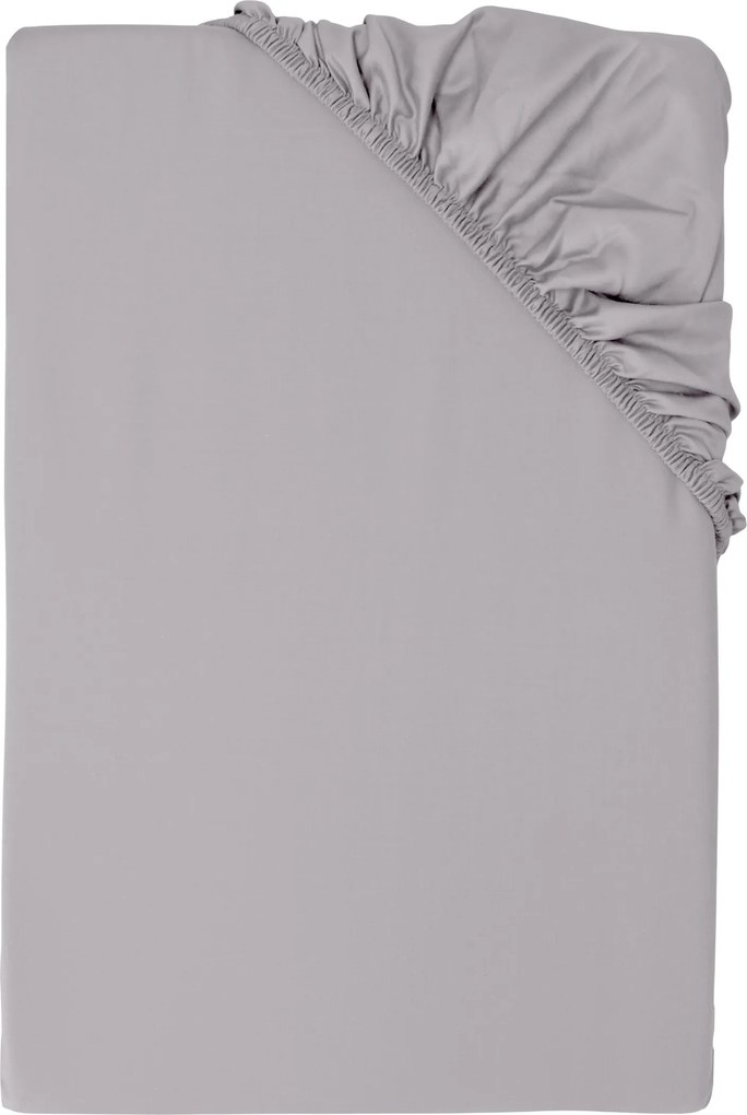 Livarno® Napínací prostěradlo z bambusové viskózy Premium, 90-100 x 200 cm (šedá)