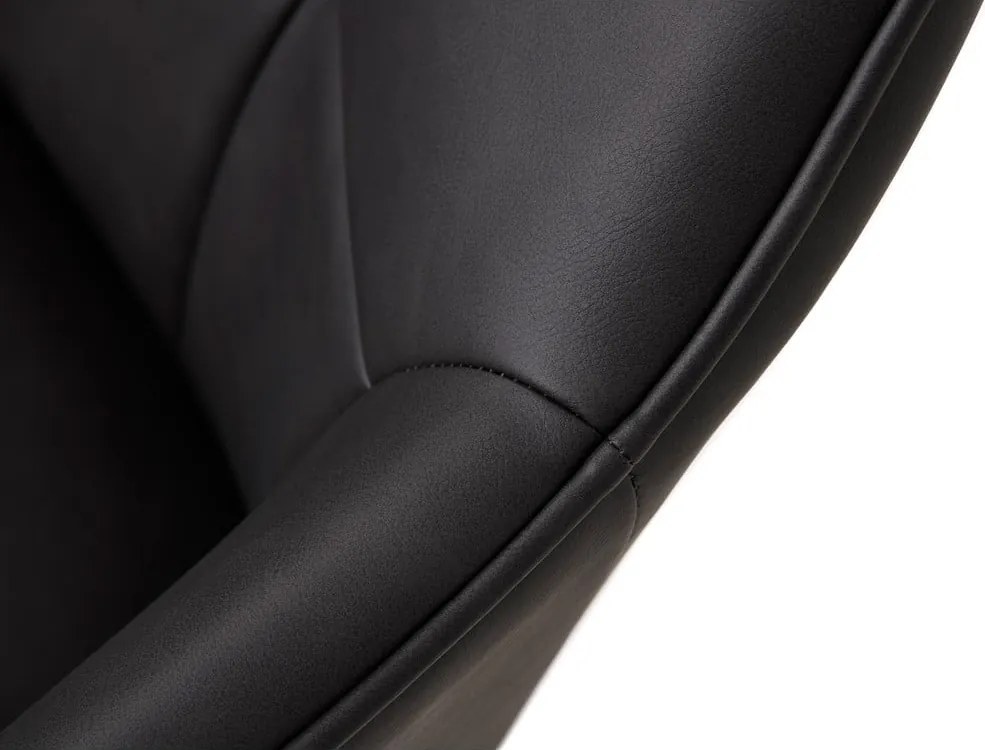 Tmavě šedá čalouněná jídelní křesla v sadě 2 ks s područkami Nolan Square – Unique Furniture