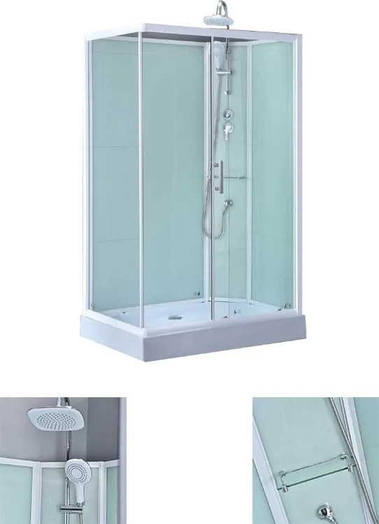 BPS-koupelny Sprchový box WSH307P 120x80, pravý