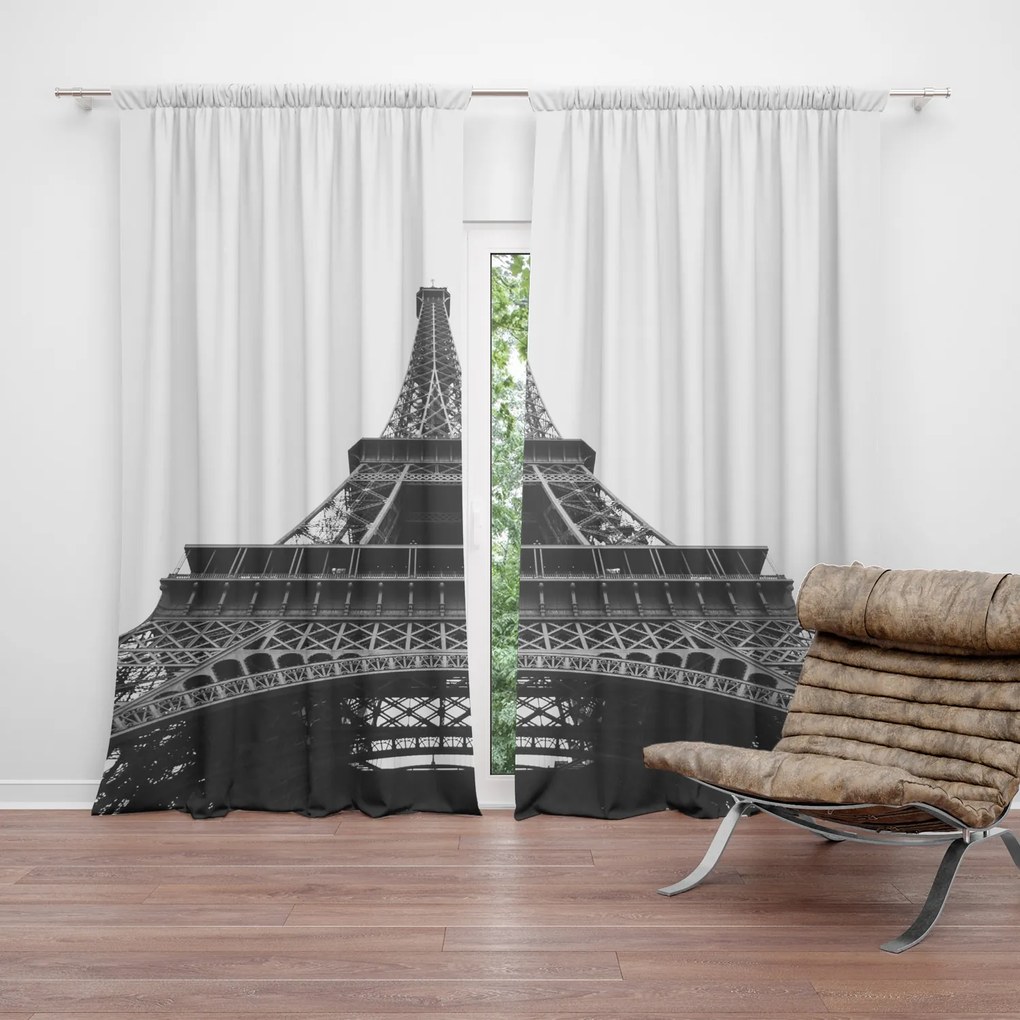 Závěs SABLIO - Eiffel Tower 4 2ks 150x250cm