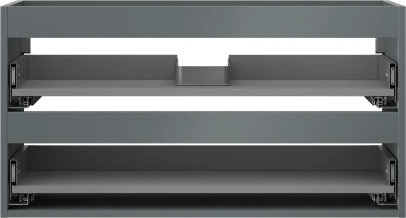Mexen Box-A, závěsná skříňka 90 cm, 2 zásuvky, grafitová matná, 91AX0-0900-470-2-66