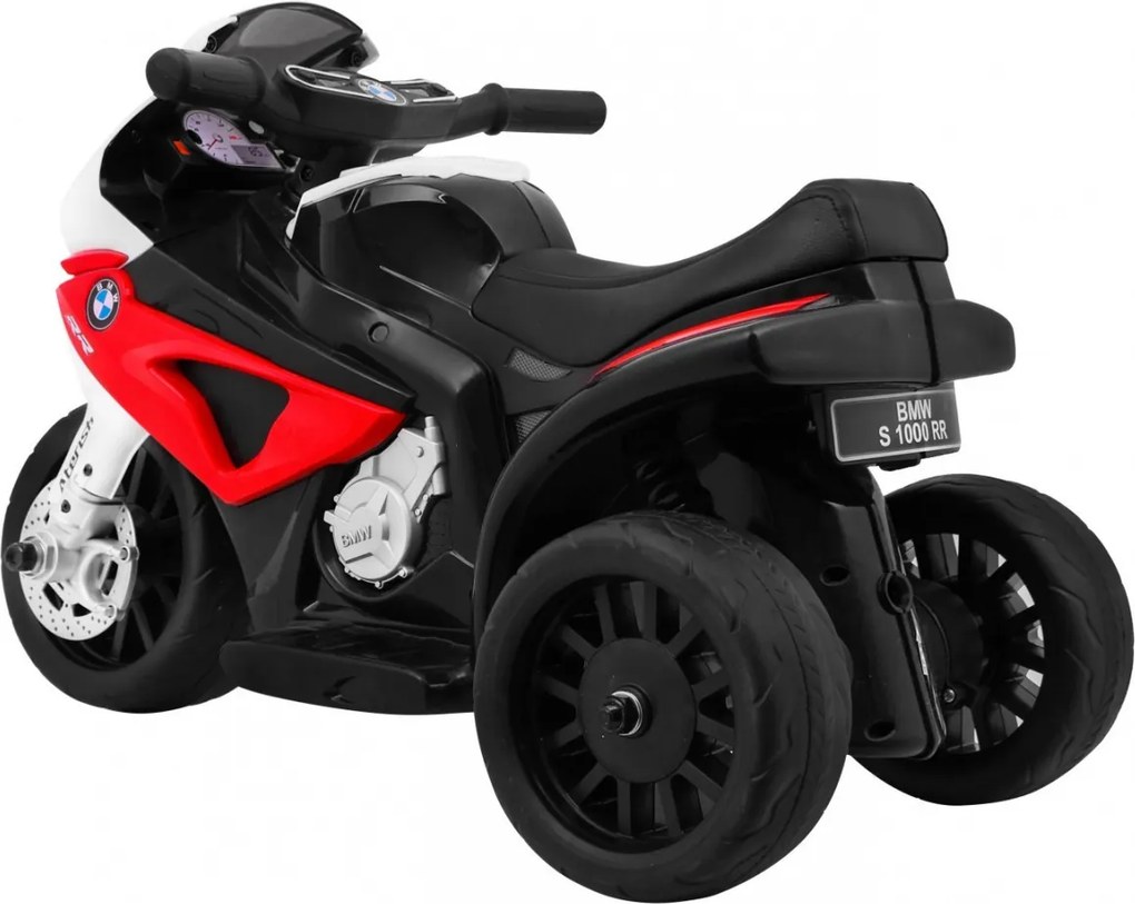Ramiz BMW S1000 RR Mini dětský motocykl na baterie červený + 3 kolečka + zvuky + LED