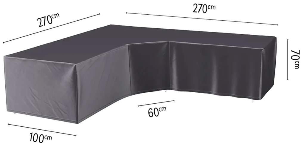 Platinum designové zahradní ochranné plachty na nábytek AeroCovers (270 x 270 x 100 cm)