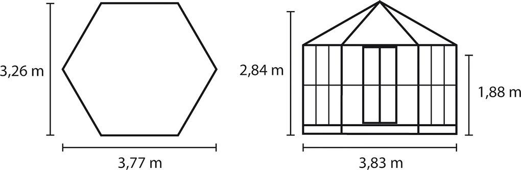LANIT PLAST, s.r.o. zahradní pavilon VITAVIA HERA 9000 zelený LG650