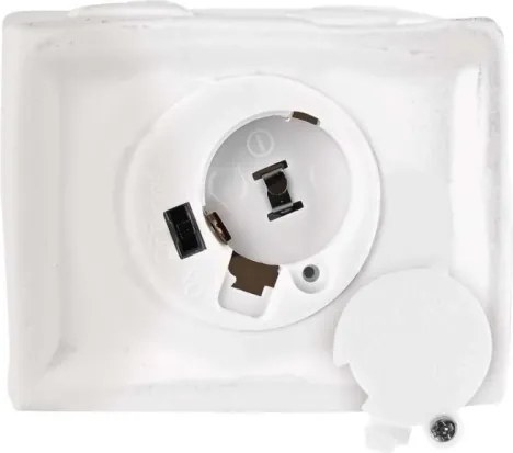 LED keramický domeček 16cm EMOS DCLW36 vnitřní použití teplá bílá 1xCR2032 časovač