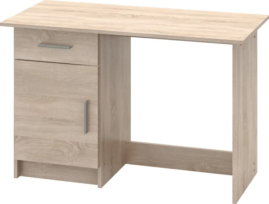 Univerzální PC stůl, dub sonoma, SIRISS NEW
