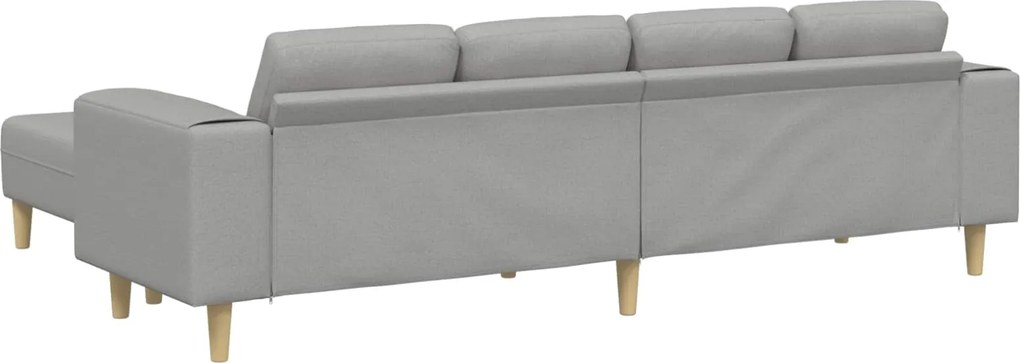 Pohovka do obývacího pokoje 3 ks Oblačno šedá Polyester 3335120