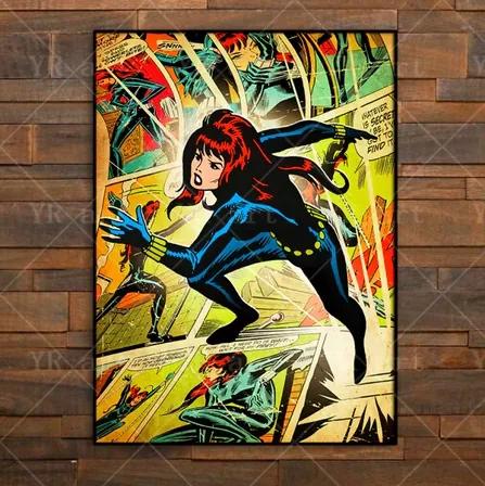 Obraz Marvel Superhrdinové, více motivů Motiv: MW-K2 Black Widow, Rozměry (cm): 20x25 cm