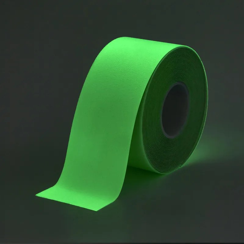 Hladká protiskluzová fotoluminiscenční páska PREMIUM 100 mm x 15 m