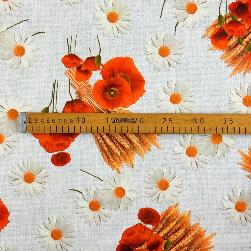 Ubrus PVC Mirabella DC-6845D - Polní kvítí 140cm x 20m