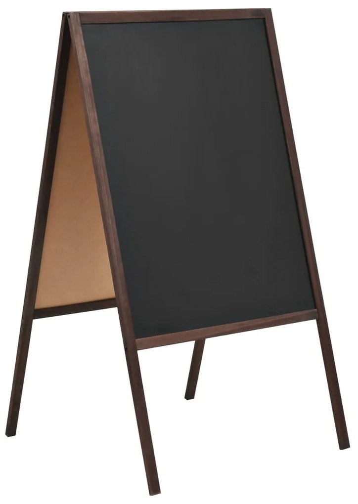 246428 vidaXL Oboustranná tabule z cedrového dřeva volně stojící 60 x 80 cm