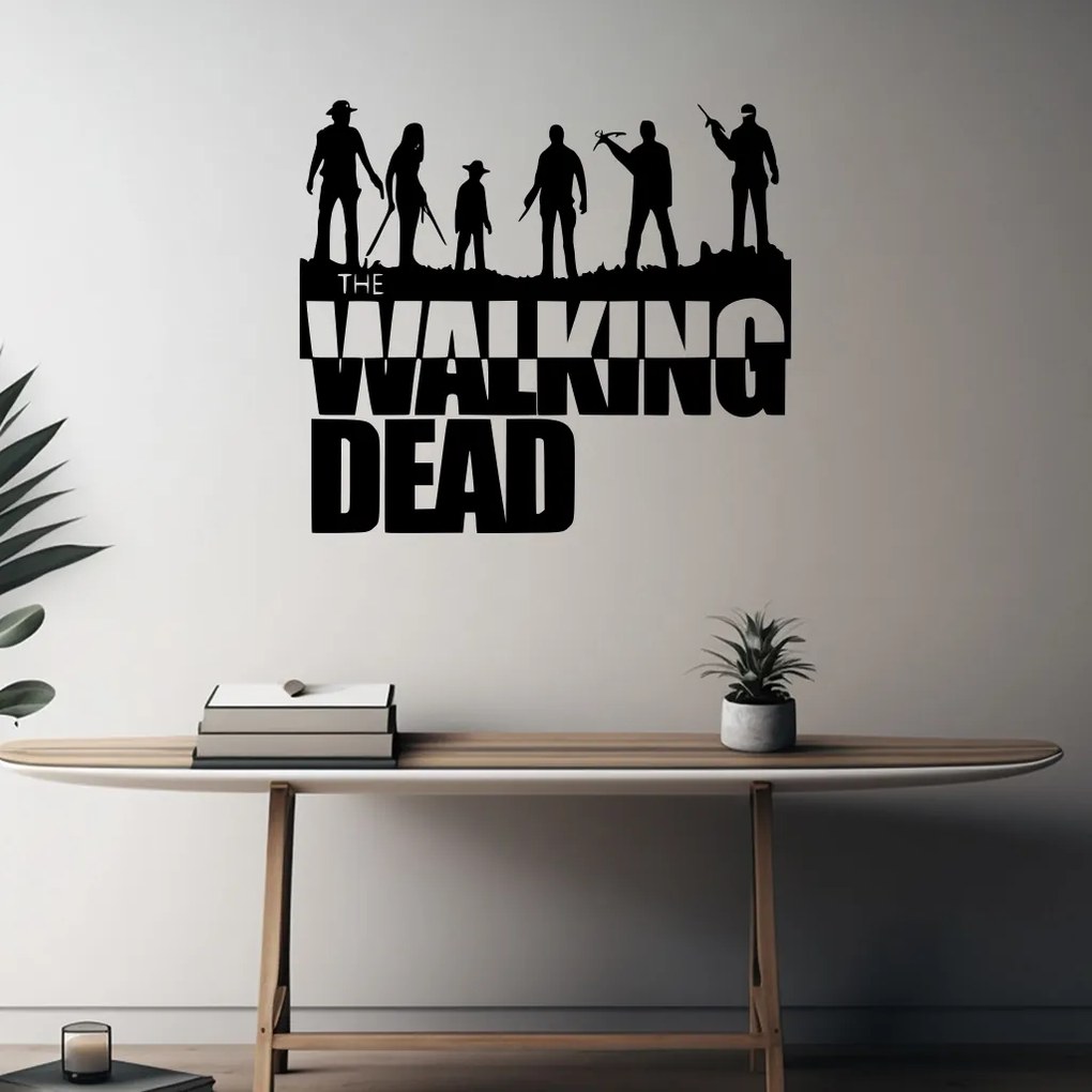 Živá Zeď Samolepka na zeď The Walking Death Barva: černá