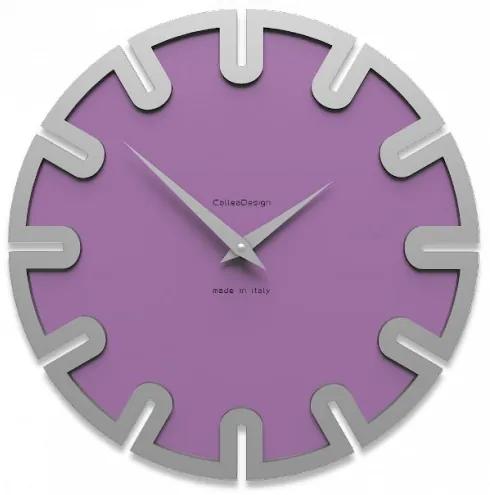 Designové hodiny 10-017 CalleaDesign Roland 35cm (více barevných variant) Barva stříbrná-2 - RAL9006