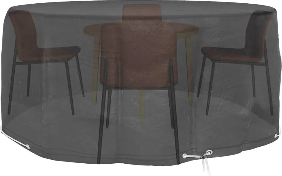 Plachta na zahradní nábytek 10 oček Ø 260 x 90 cm kulatá 319303