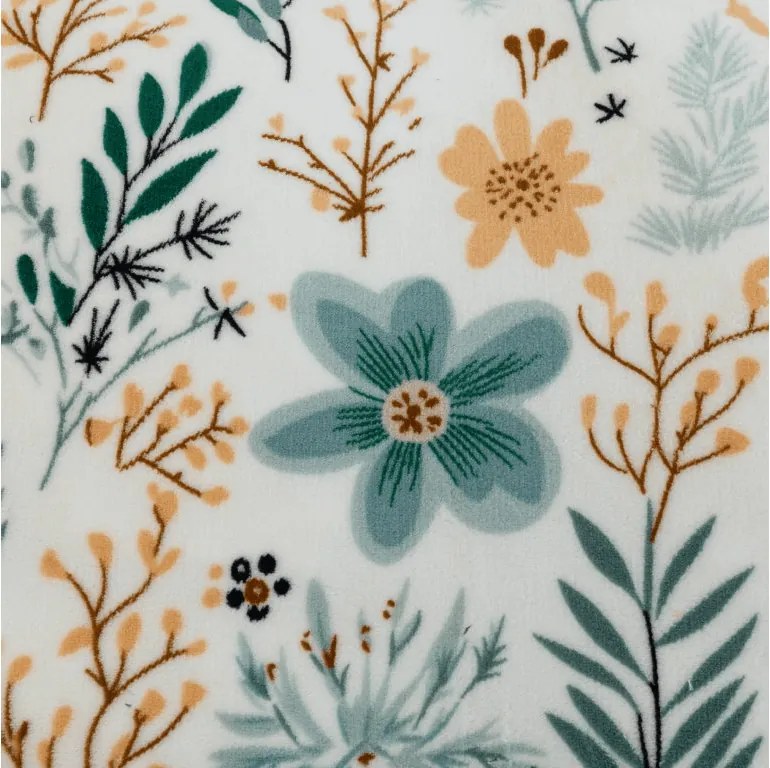 Mikroplyšové povlečení BOTANELLA modré Rozměr povlečení: 70 x 90 cm | 140 x 220 cm