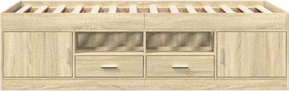 Válenda se zásuvkami bez matrace dub sonoma 75 x 190 cm 3280260