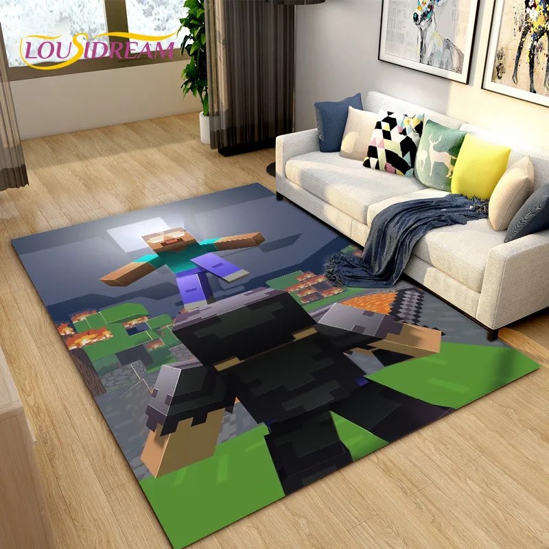 Kobereček/předložka s motivem Minecraft - 80x120 cm Motiv: 23