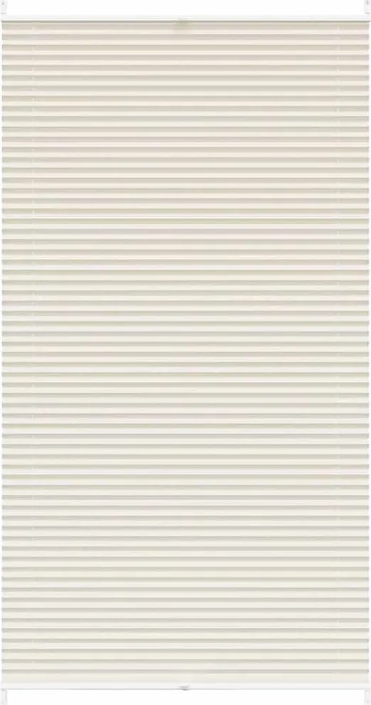 Plisovaná roleta 100 x 200 cm krémová 240644