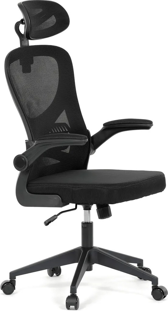 Ergonomická kancelářská židle ALEXANDRE - černá síťovina