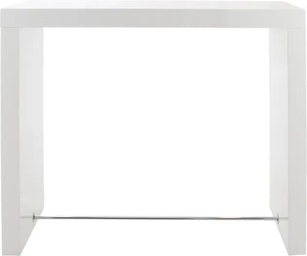 Bílý barový stolek Actona Block