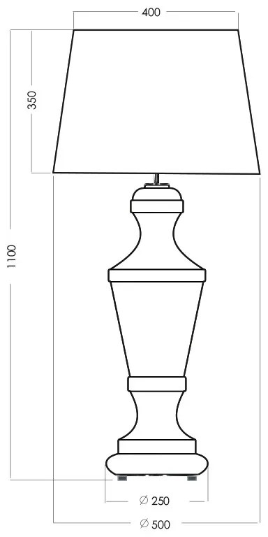 4concepts Designová stolní lampa ROMA GOLD