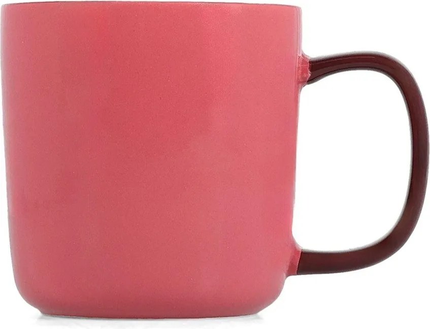 Růžový hrnek z kostního porcelánu 370 ml Mae – ONA