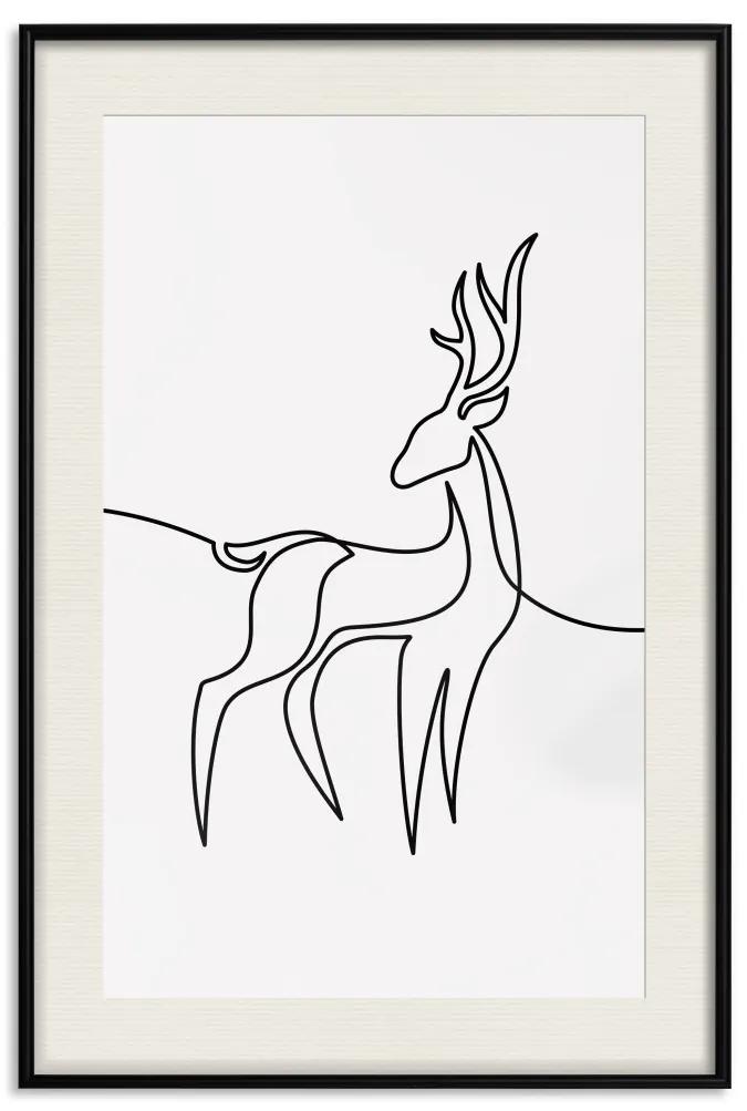 Plakát Zvědavý jelen