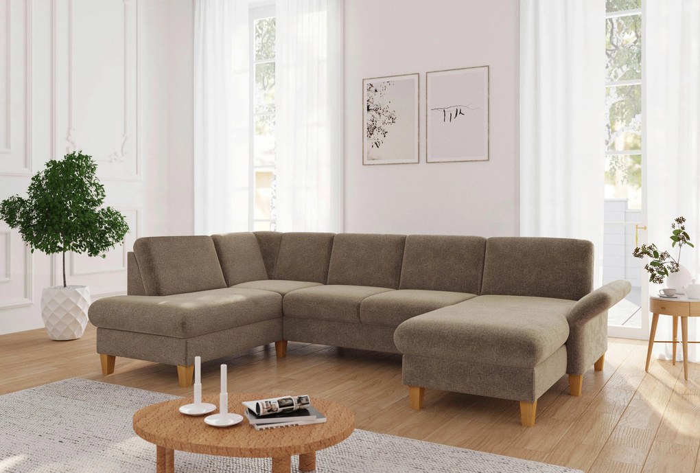 XXXLutz SEDACÍ SOUPRAVA, textil, světle hnědá Sit & More - Sedací soupravy - 00014401611S