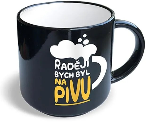 Nekupto vtipný hrnek raději bych byl na pivu