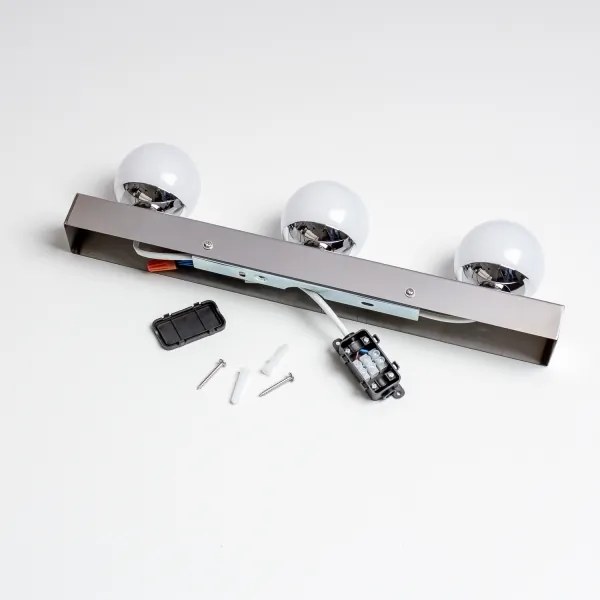 Brilagi - LED Koupelnové osvětlení zrcadla HOLLYWOOD 3xLED/3W/230V IP44 chrom