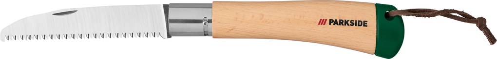 Parkside® Brousek na sekery a nože / Sklápěcí pilka na větve / Zahradní nůž (Skládací prořezávací pila)