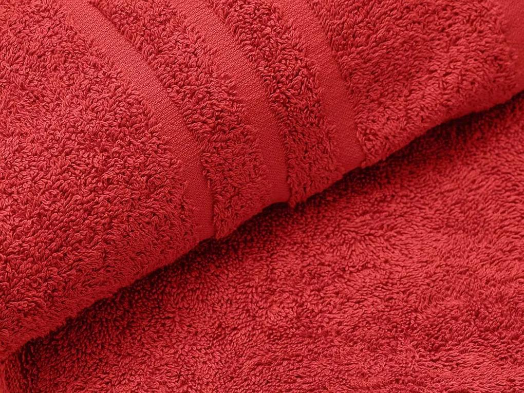 Ručník Classic 50 x 100 cm červený, 100% bavlna
