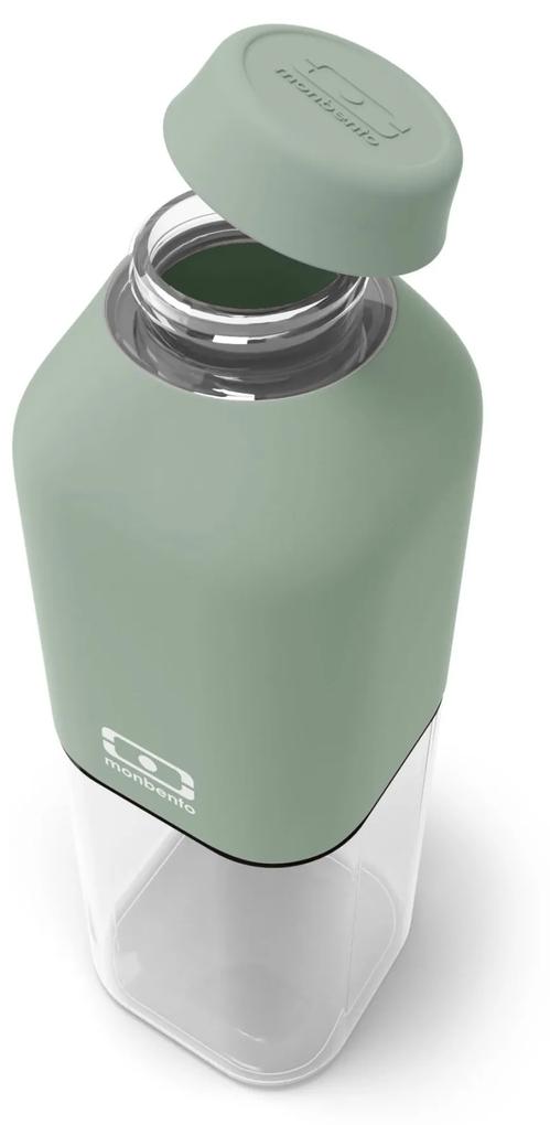 monbento Lahev Monbento Positive Green Natural 500 ml, zelená barva, plast
