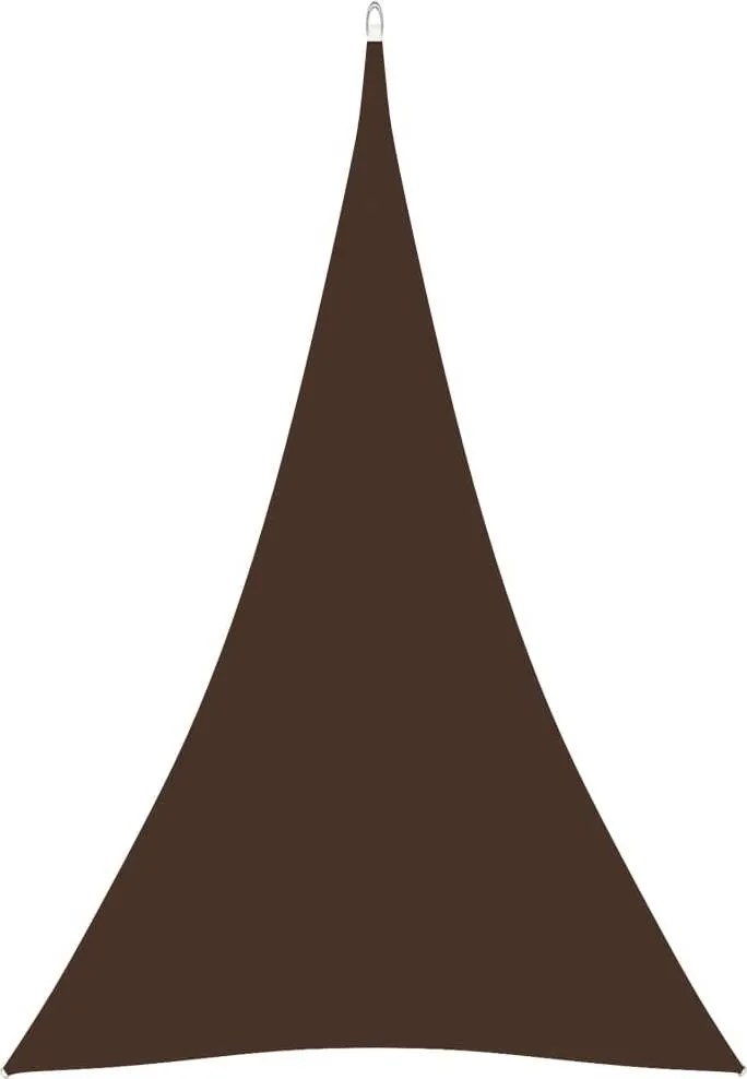 vidaXL Stínící plachta oxfordská látka trojúhelníková 4x5x5 m [135289] Barva: Béžová