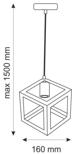 Závěsné svítidlo SWEDEN 1xE27/20W/230V