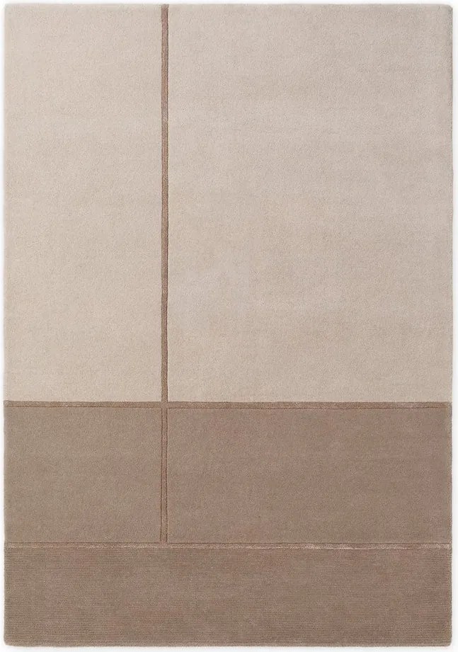 Hnědý/krémový koberec s příměsí vlny 120x170 cm Presilda – Villeroy&Boch