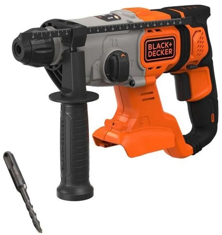 BLACK+DECKER - 18V AKU kombinované kladivo, bez baterie a nabíječky BCD900B-XJ