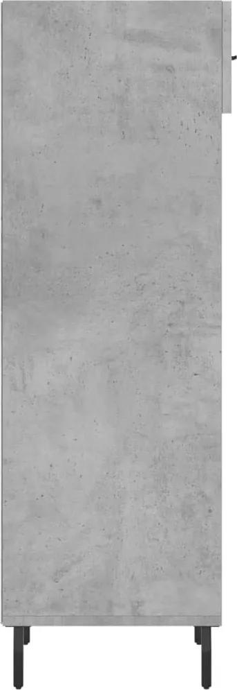 vidaXL Botník 30 x 35 x 105 cm kompozitní dřevo [829696] Barva: bílá s vysokým leskem
