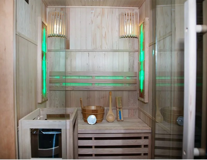 BPS-koupelny Finská sauna Relax HYD-3938 120x105, 1-2 osoby