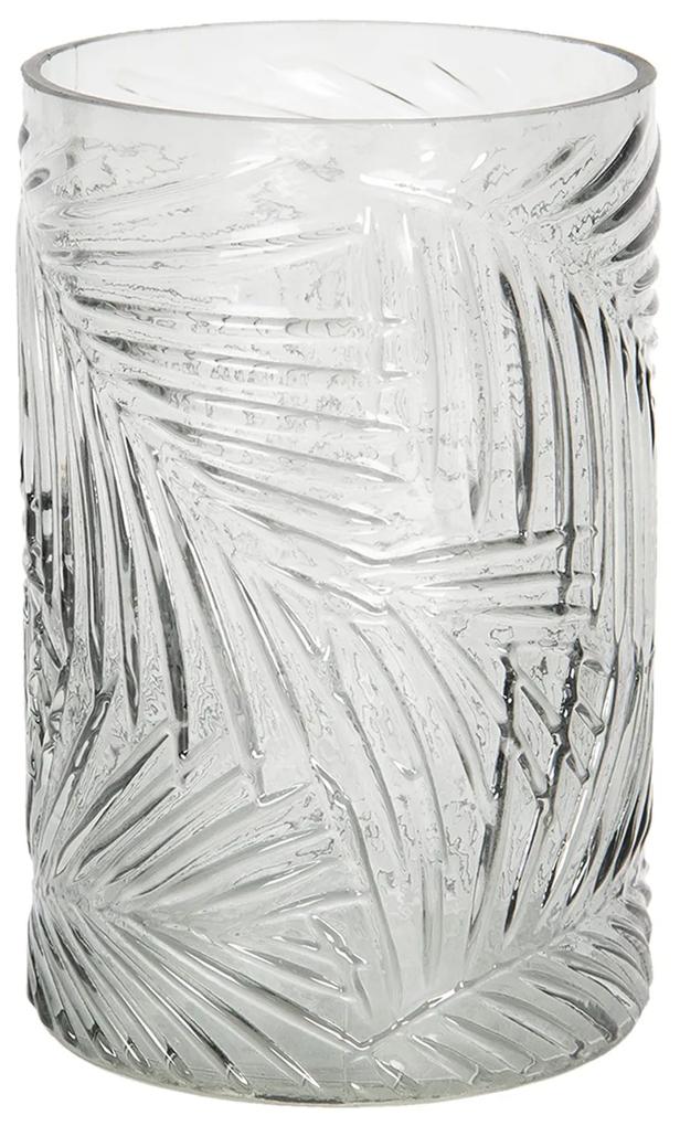Dekorační skleněná váza Fiche – Ø 12*18 cm