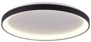Palnas Stropní LED svítidlo DITA, černé, ø 78 cm Stmívání, řízení: Krokové, Dálkový ovladač: Bez dálkového ovladače