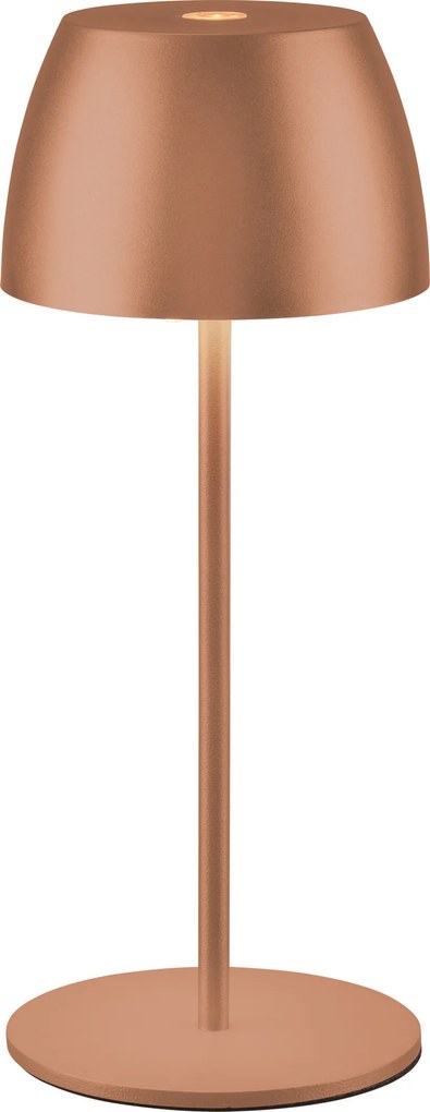 Livarno® Aku stolní LED lampa Stockholm, 20 cm (bronzová)