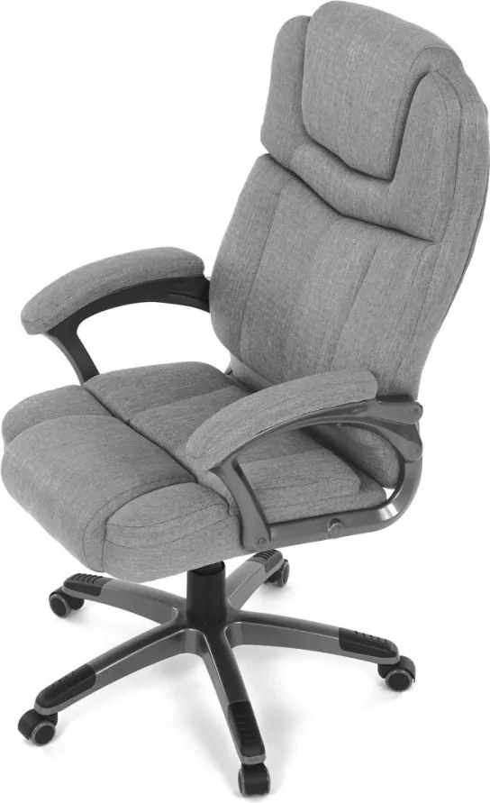 Kancelářské křeslo KA-C715 GREY2, houpací mechanismus, šedá látka (65 x 73) cm